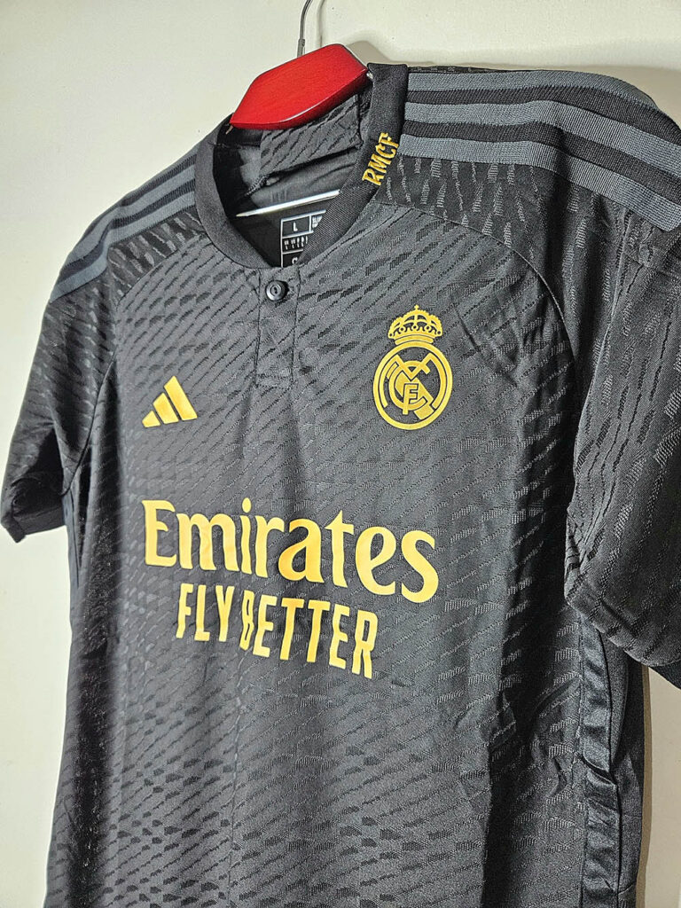 Real Madrid Third Kit 23/24 | Real Madrid Black Jersey 2023 - Jersey ...