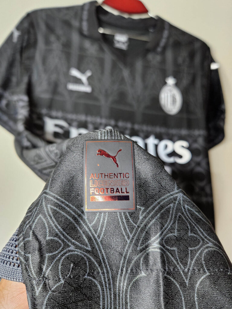 AC Milan 4th Jersey 23/24 | AC Milan Black Jersey | AC Milan White ...