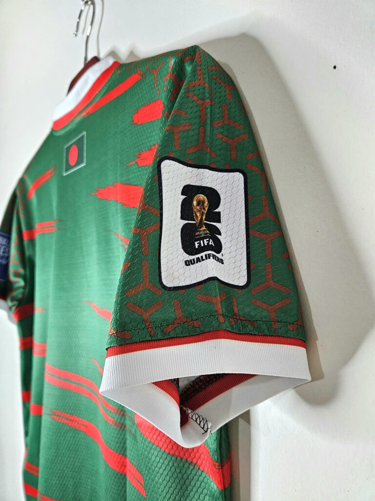 Bangladesh Football Home Jersey 2024 || Authentic BD Football Jersey ...