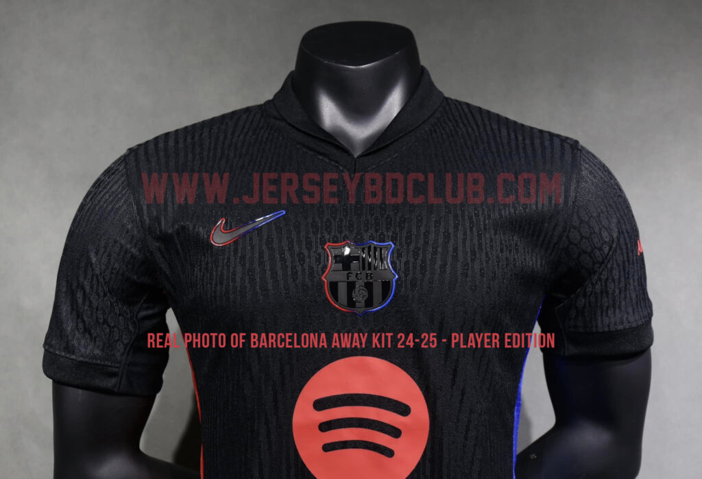 Barcelona Away Jersey 24/25 | Barcelona Black Jersey 2024 - Jersey Club BD