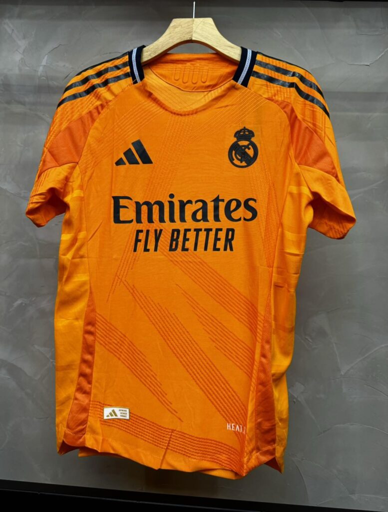 Real Madrid Away Jersey 24/25 | Real Madrid Orange Jersey 2024 - Jersey Club BD